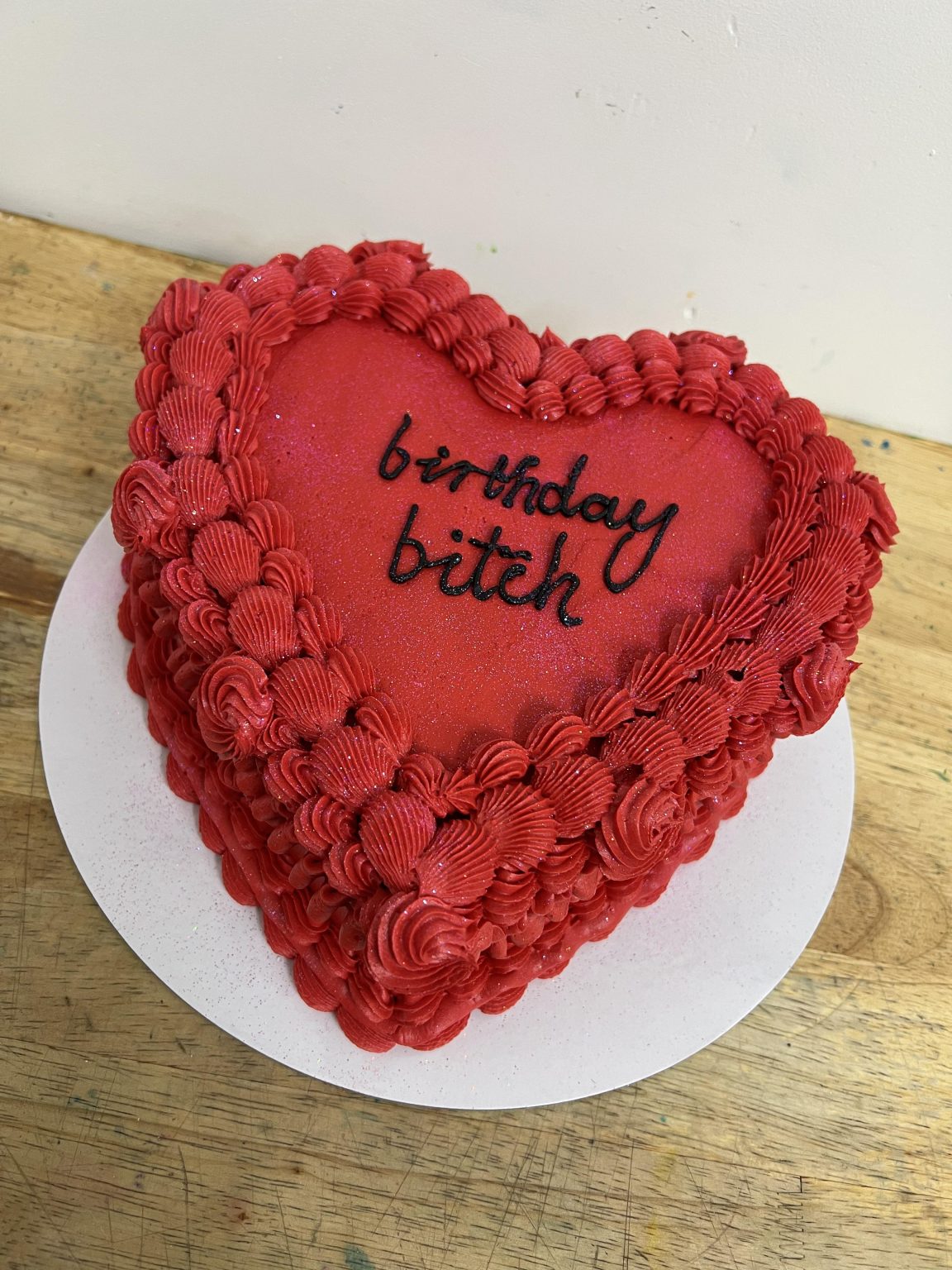 Vintage Heart Cake - Jackleys Bakehouse